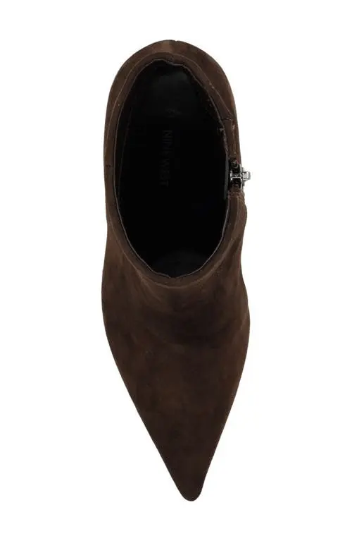 Nine West Myrah Leather Bootie - Dbr01