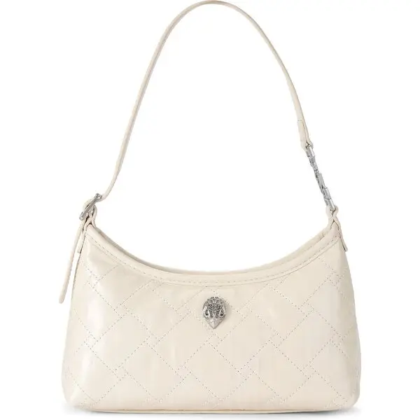 Kurt Geiger Kurt Sling Quilted Leather Shoulder Bag - Bone