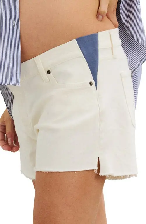 Hatch The Denim Maternity Cut Off Short