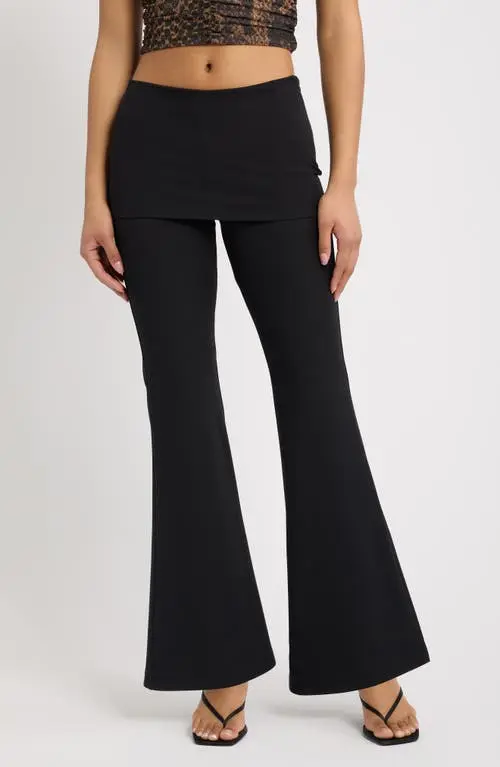 FENERS Name Encanto Foldover Waist Flare Leg Pants