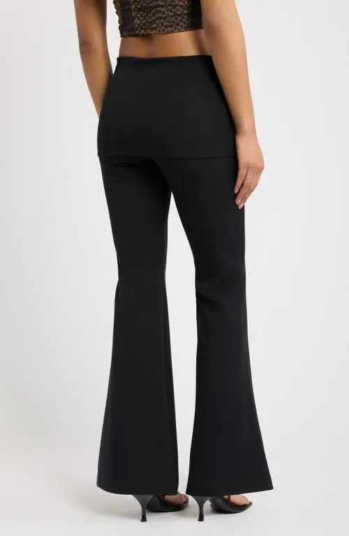 FENERS Name Encanto Foldover Waist Flare Leg Pants