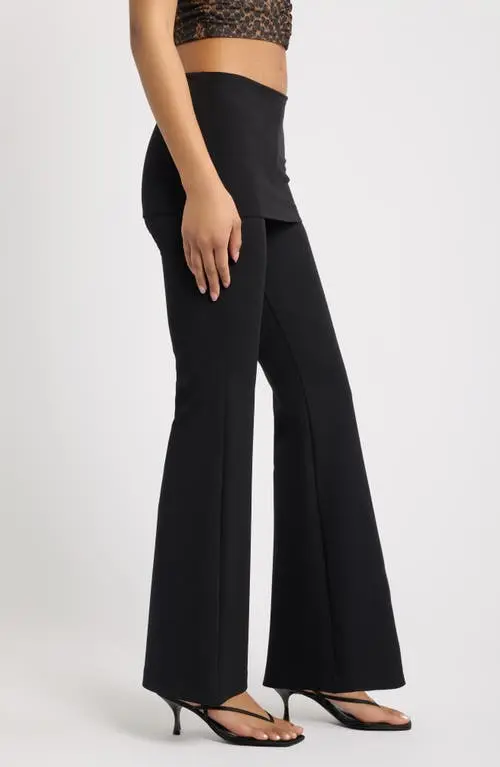 FENERS Name Encanto Foldover Waist Flare Leg Pants