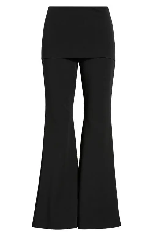 FENERS Name Encanto Foldover Waist Flare Leg Pants