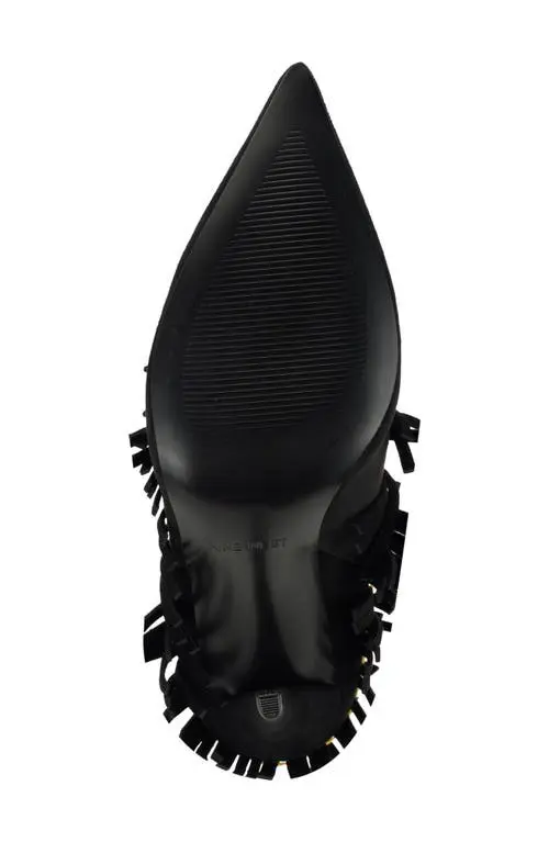 Nine West Carbona Fringe Bootie - Black