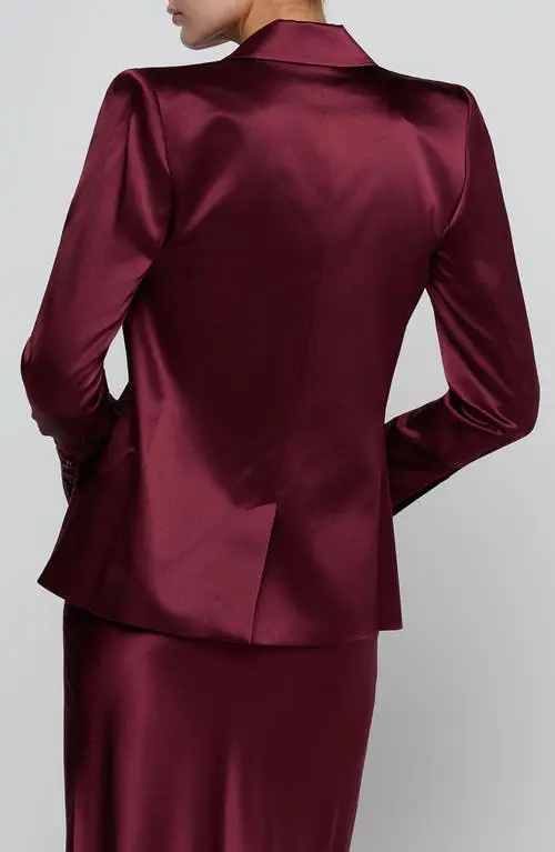 L'Agence Sena Silk Double Breasted Blazer