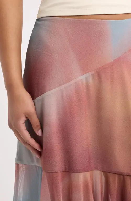 FENERS Mirada Asymmetrical Midi Skirt