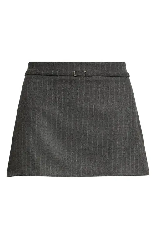 FENERS Delirio Pinstripe A-line Mini Skirt