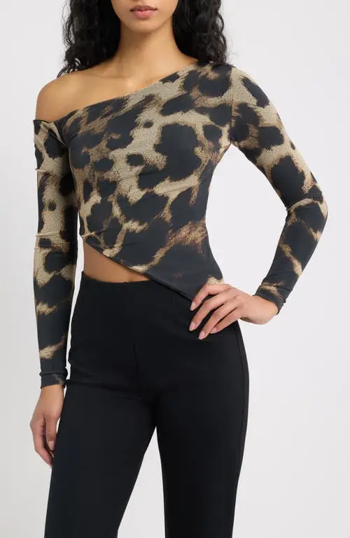 FENERS Mirada Asymmetrical Print Top