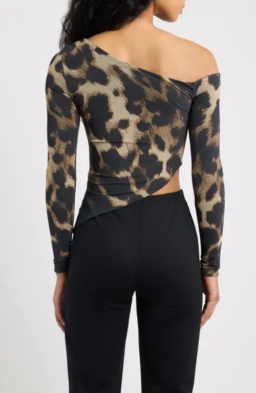 FENERS Mirada Asymmetrical Print Top