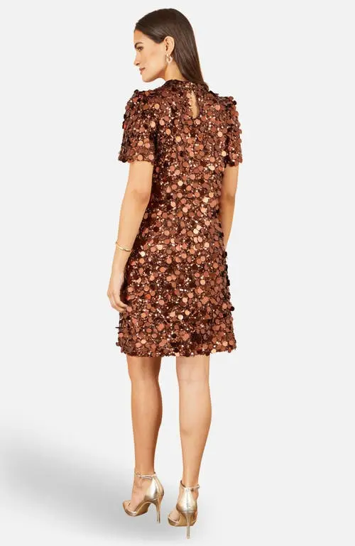 YUMI Big Sequin Tunic Dress