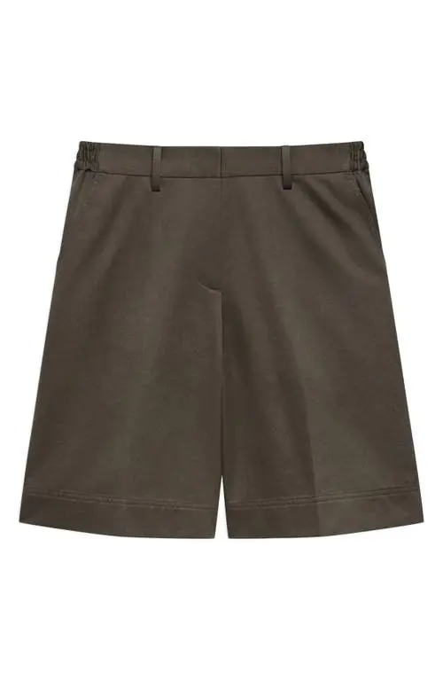 Helmut Lang Chino Utility Shorts - Dark Moss