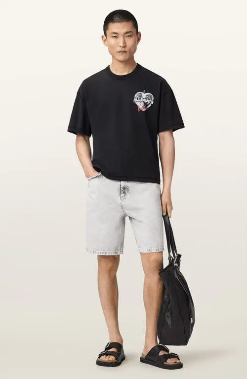 ALLSAINTS Reflect Graphic Tee - Washed Black