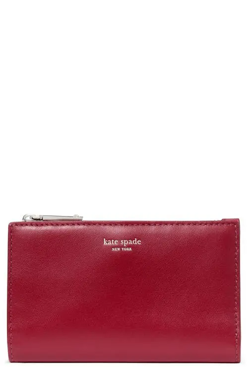 Kate Spade New York Devin Smooth Leather Wallet - Red Jam