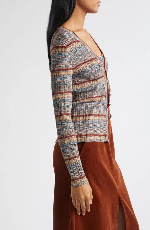 Veronica Beard Calliope Ribbed Cardigan