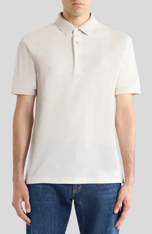 Etro Roma Cotton Piqué Polo - Print On White Base