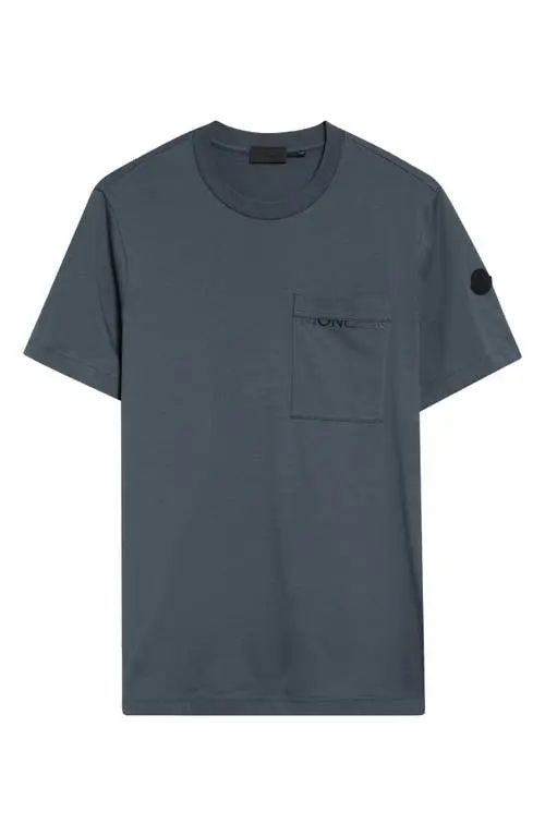 Moncler Logo Pocket T-shirt - Grey