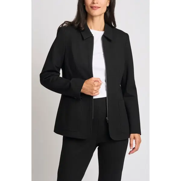 Halogen Double Zip Long Jacket