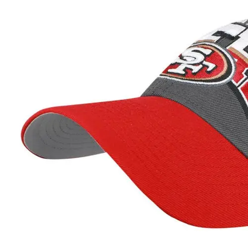 '47 47 San Francisco 49ers Split Block Mvp Cap - Charcoal