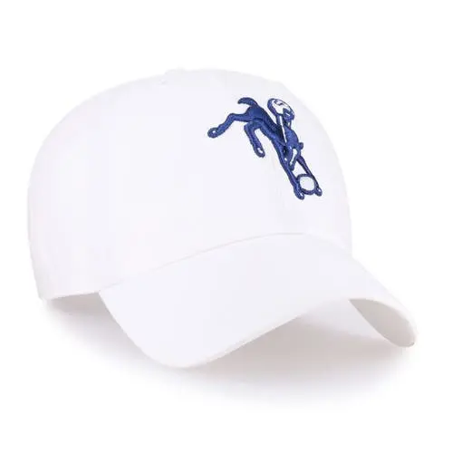 '47 47 Indianapolis Colts Historic Logo Clean Up Cap - White