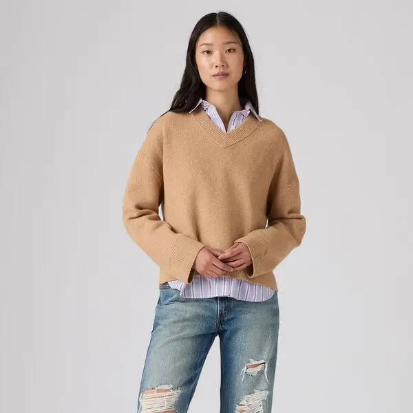 LEVI'S Supersoft V-neck Sweater