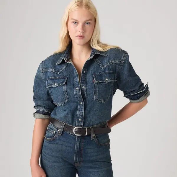LEVI'S 80s Western Button Down Shirt