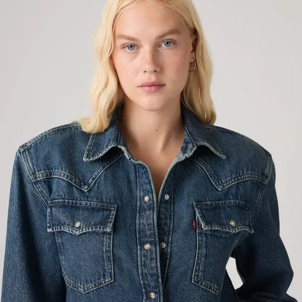 LEVI'S 80s Western Button Down Shirt