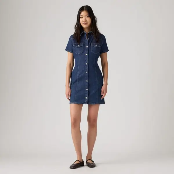 LEVI'S Trace Western Mini Dress