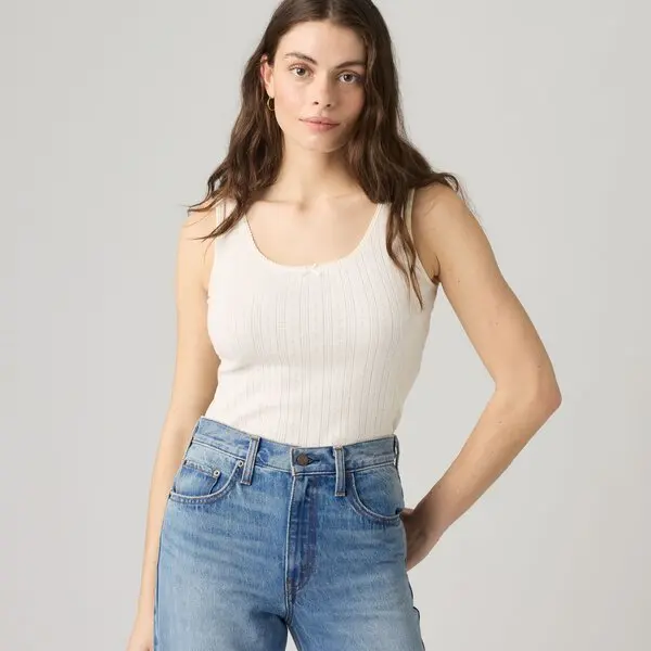 LEVI'S Sweetie Sleeveless Top - Egret