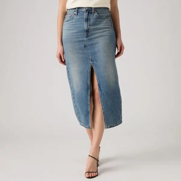 LEVI'S Decon Slit Midi Skirt