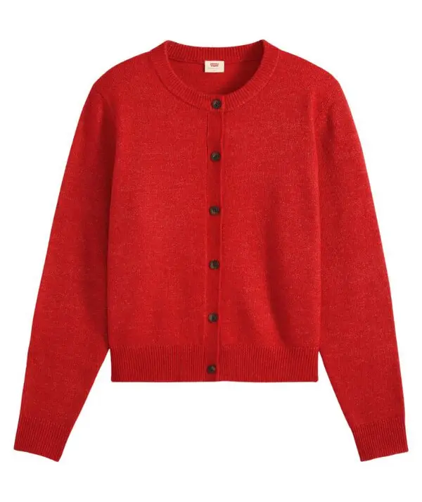LEVI'S Claire Cardigan - True Red