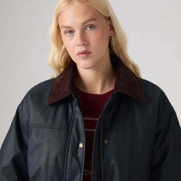 LEVI'S Waxed Cotton Dad Bomber Jacket