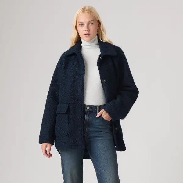 LEVI'S Boucle Wool Blend Shacket