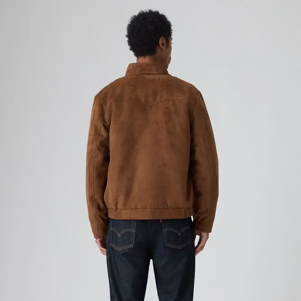 LEVI'S Faux Suede Harrington Bomber Jacket
