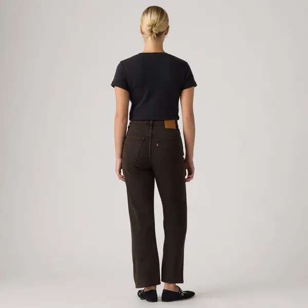 LEVI'S Ribcage Straight Ankle Jeans