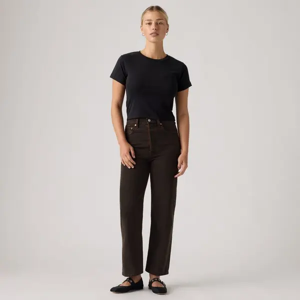 LEVI'S Ribcage Straight Ankle Jeans