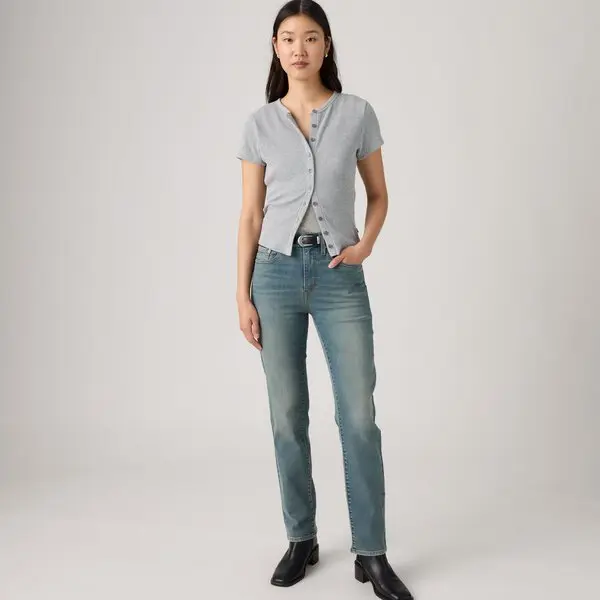 LEVI'S 723 High-rise Straight Jeans - Tree Time