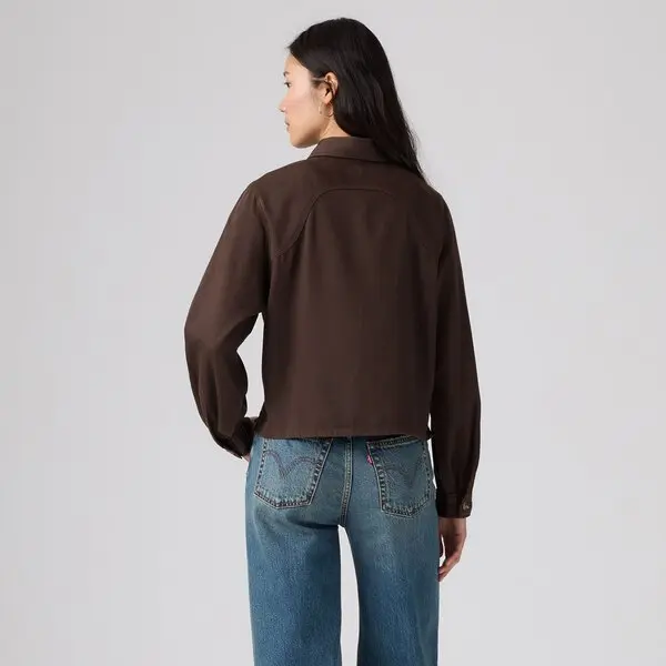 LEVI'S Tini Long-sleeve Utility Button Down Shirt