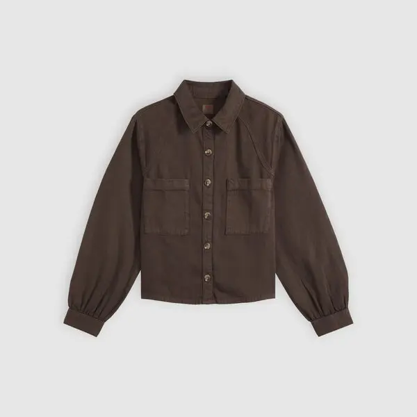 LEVI'S Tini Long-sleeve Utility Button Down Shirt