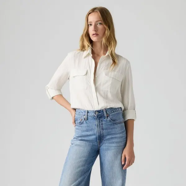 LEVI'S Elaine Utility Button Up Shirt
