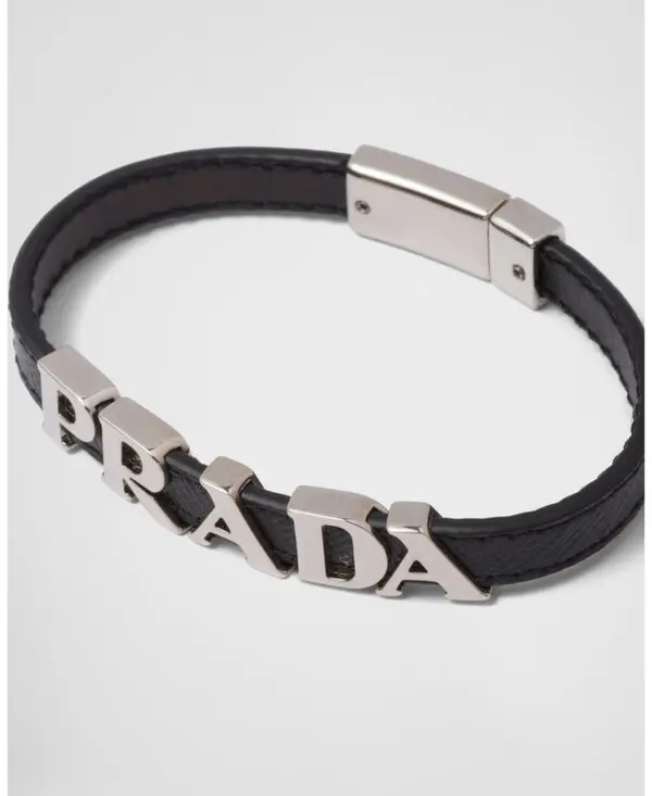 Prada Saffiano Leather Bracelet