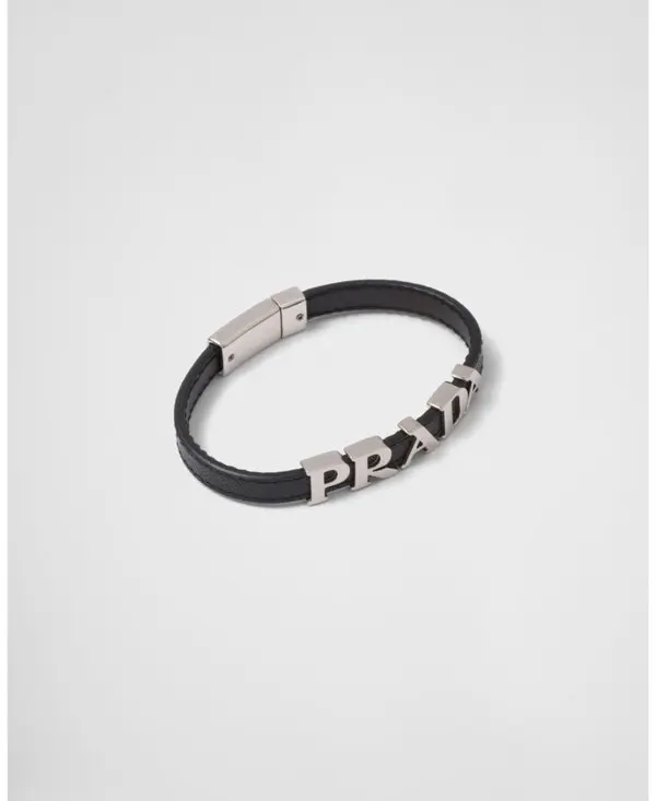 Prada Saffiano Leather Bracelet
