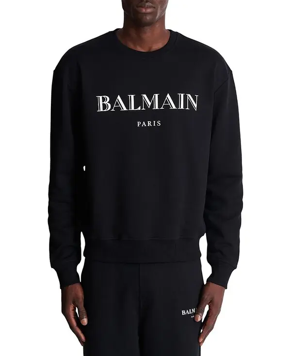 Balmain Printed Sweatshirt - Black