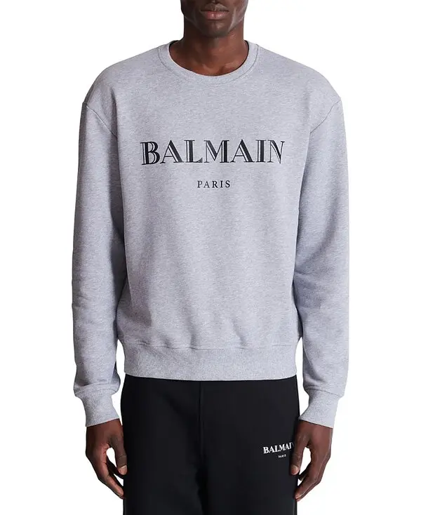 Balmain Printed Sweatshirt - Grey