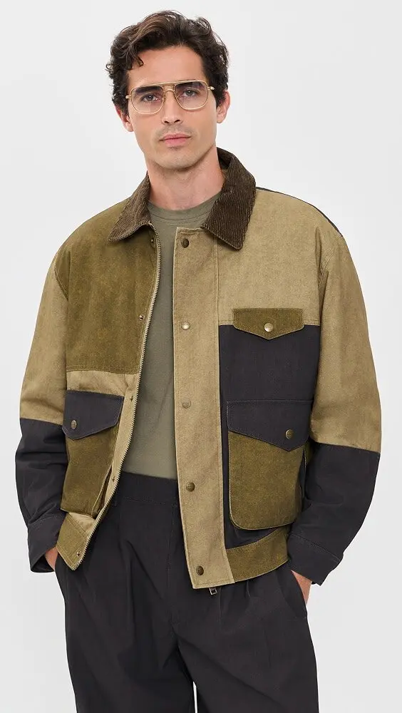 Isabel Marant Étoile Tores Colorblock Utility Jacket