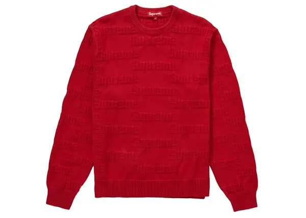 Supreme Raised Logo Sweater