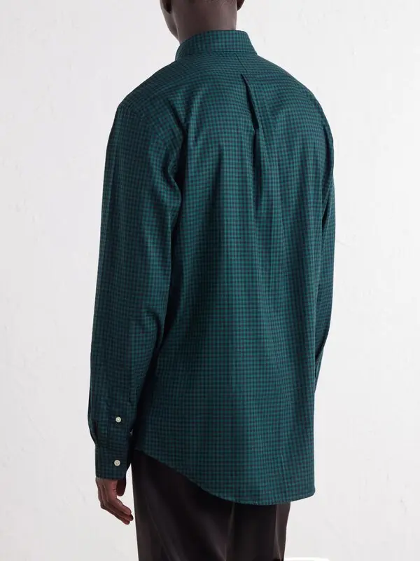 Polo Ralph Lauren Button-down Collar Checked Cotton Shirt
