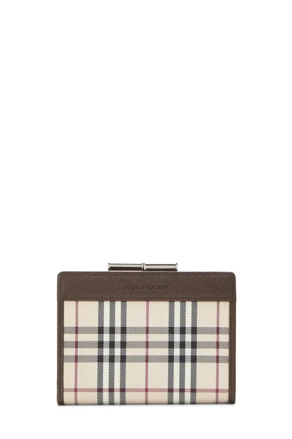 Burberry Nylon Check Wallet