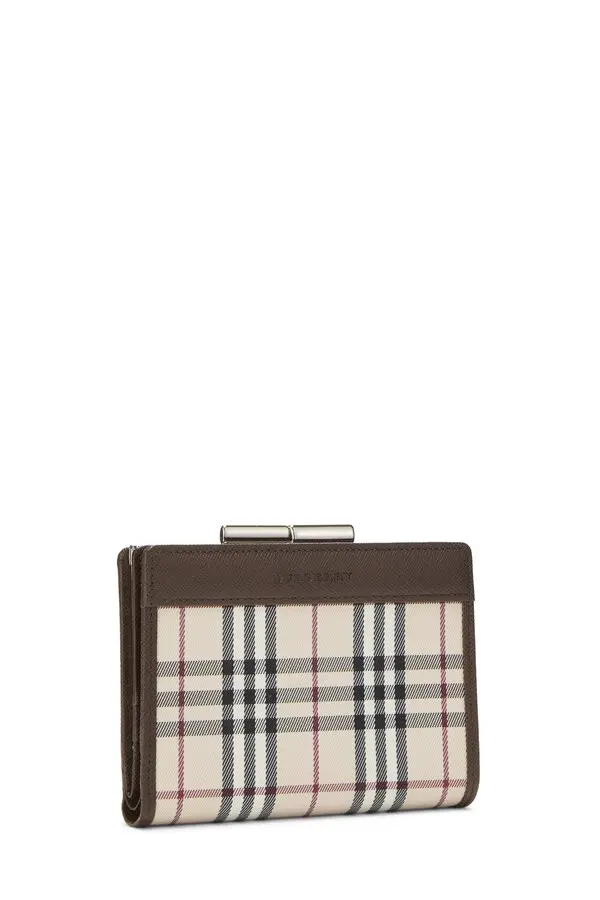 Burberry Nylon Check Wallet