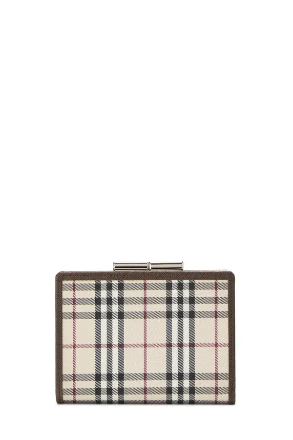 Burberry Nylon Check Wallet