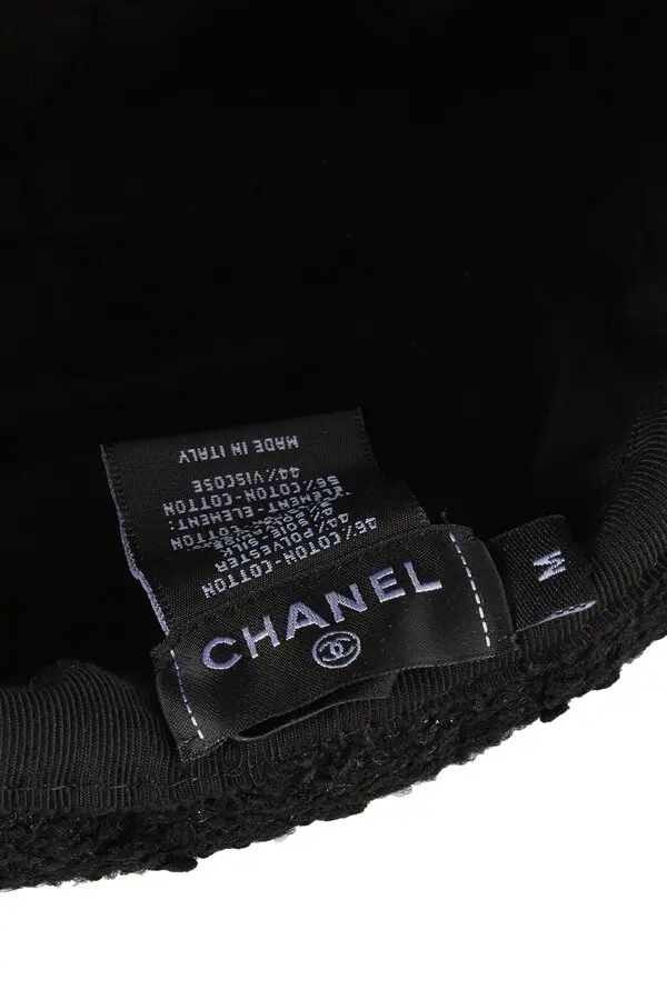 Chanel Tweed Cap Medium